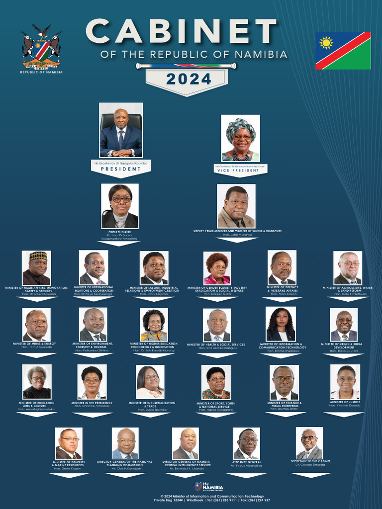 Cabinet Poster 2021 2025 FINAL | PDF | Namibia
