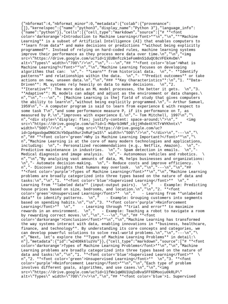 Introduction | PDF | Machine Learning | Cross Validation (Statistics)