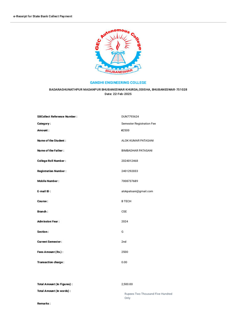 Sbi Collect Alok | PDF