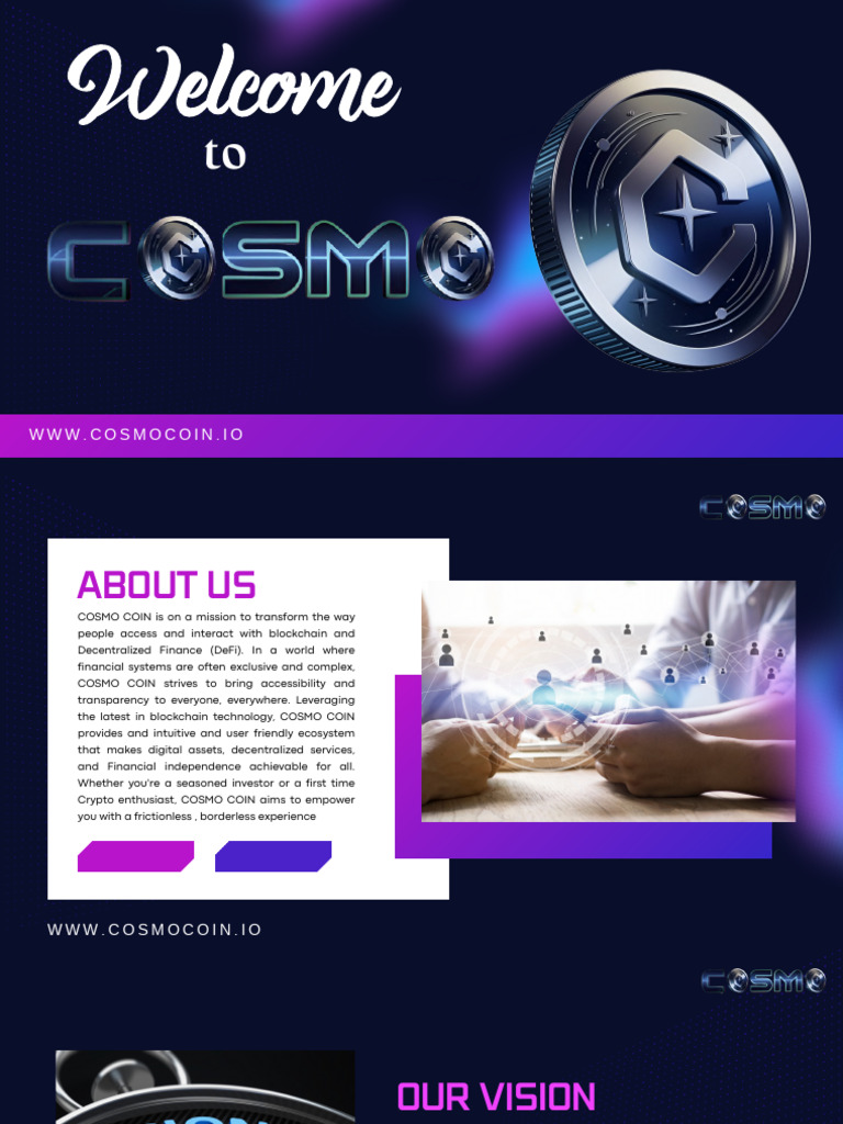 Cosmo Coin PPT - Compressed | PDF | Cryptocurrency | Economies