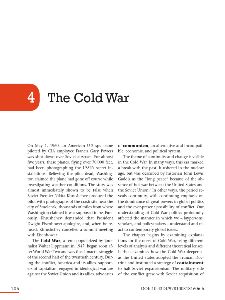 Cold War | PDF | Cold War | Containment