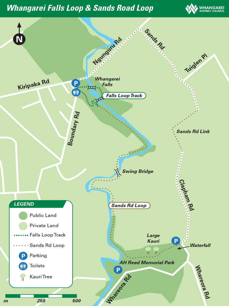 Whangarei Falls Sands RD Map | PDF