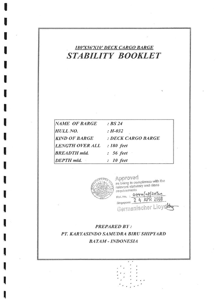 BS-24 Stability Booklet | PDF