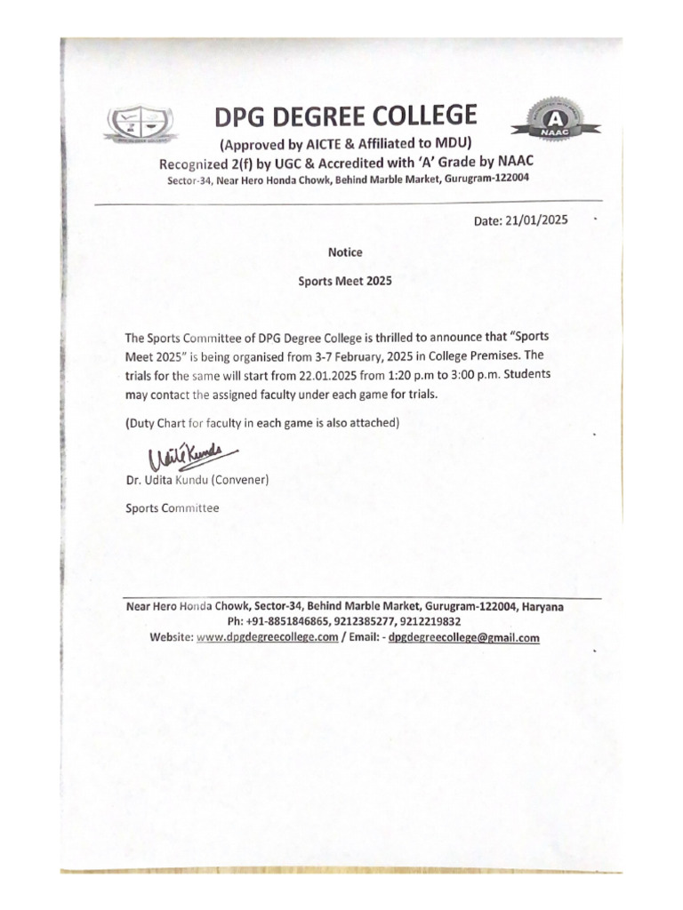 DPG Degree College | PDF
