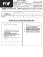 Application Form For AePS | PDF | Debit Card | Banks