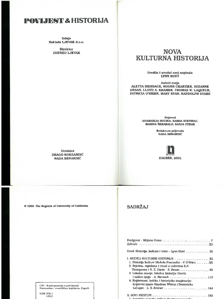 Nova Kulturna Historija | PDF