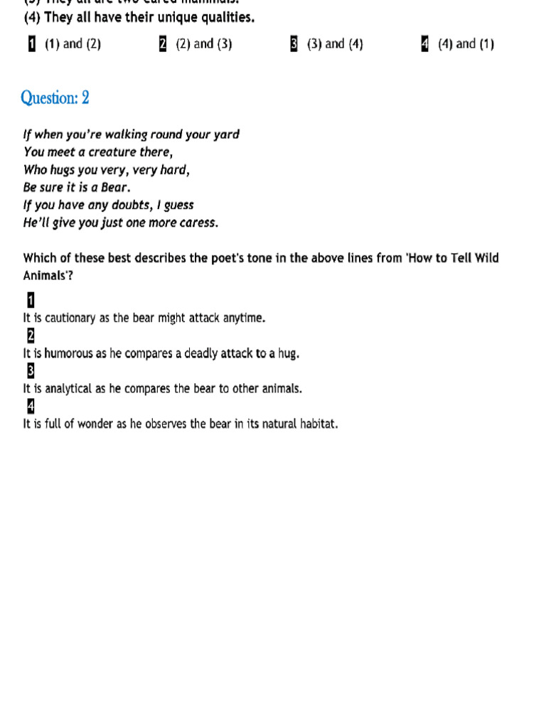 Seen Passage Last Minute Review | PDF