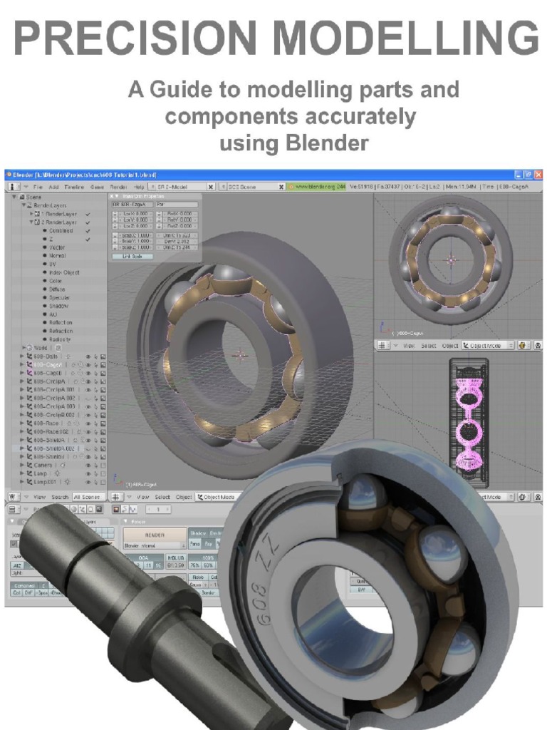 Precision Modelling in Blender | PDF | Blender (Software) | 3 D ...