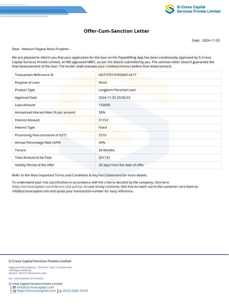 Sanction Letter INST3781478586814217 IDEP867189127449ZDX5 Version-0 ...