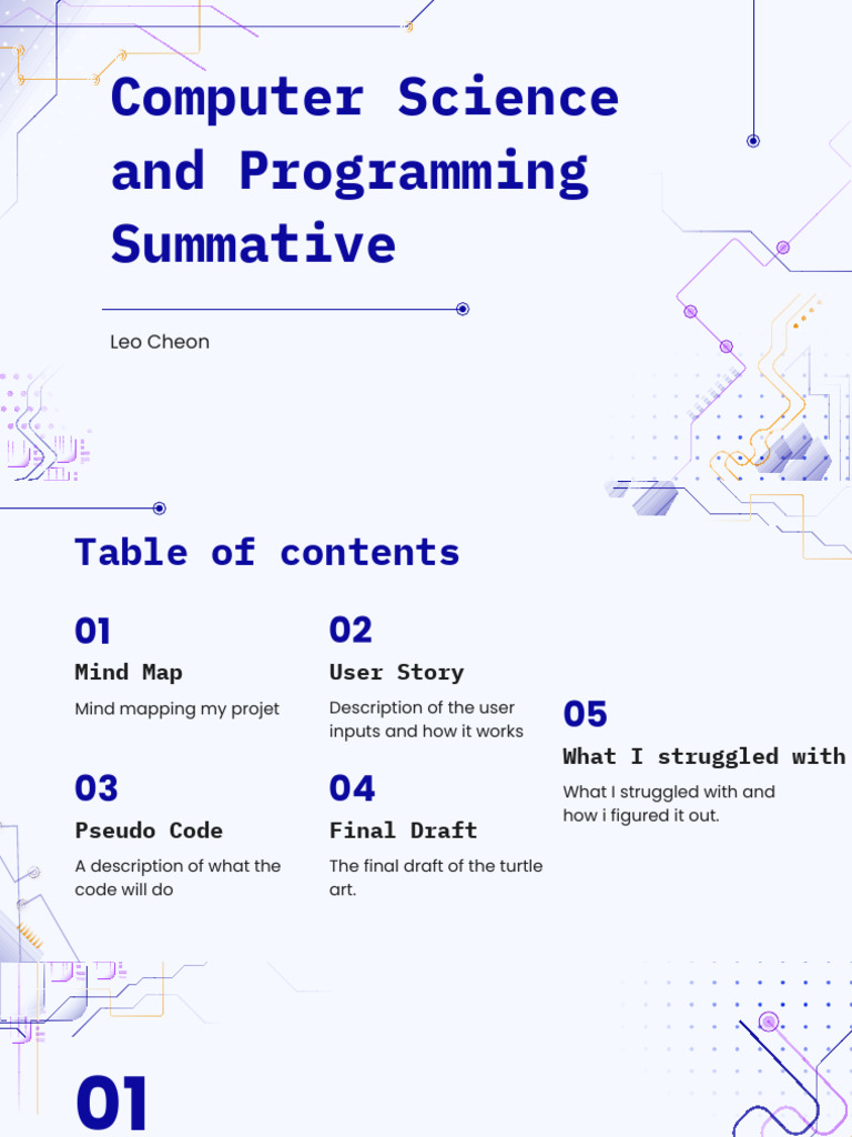 Computer Science Summative | PDF | Circle