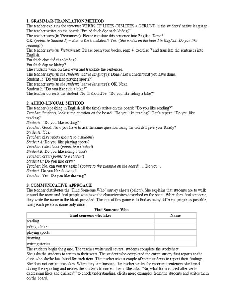CLT Reading 3_3 approaches examples | PDF | Language Families ...