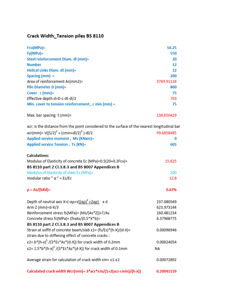 Structural Engineering Calculations | PDF | Young's Modulus | Structural Engineering