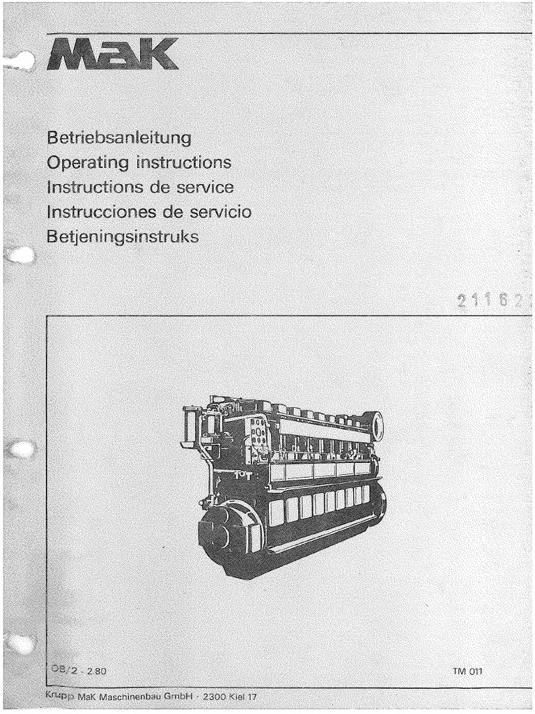 Mak 6M 453 AK Nº26557 BR-26558 ER | PDF
