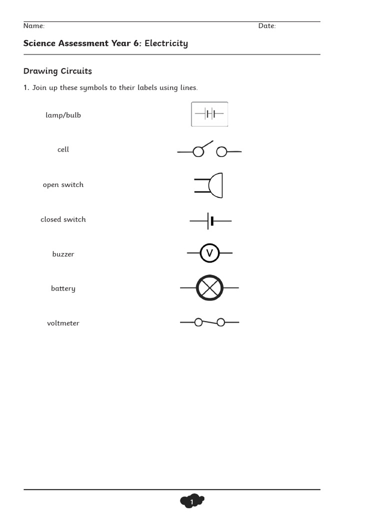 Year-6-Science-Electricity-Extra Worksheet 2 | PDF | Electricity ...