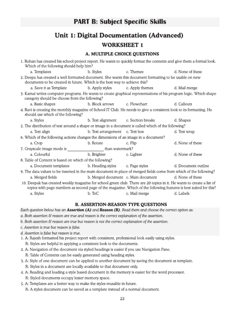 IT 402 MCQ Sample Paper Class - 10 Full - Compressed | PDF