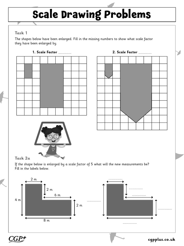 Scale Drawing Problems and Solutions | PDF | Geometry | Elementary Geometry