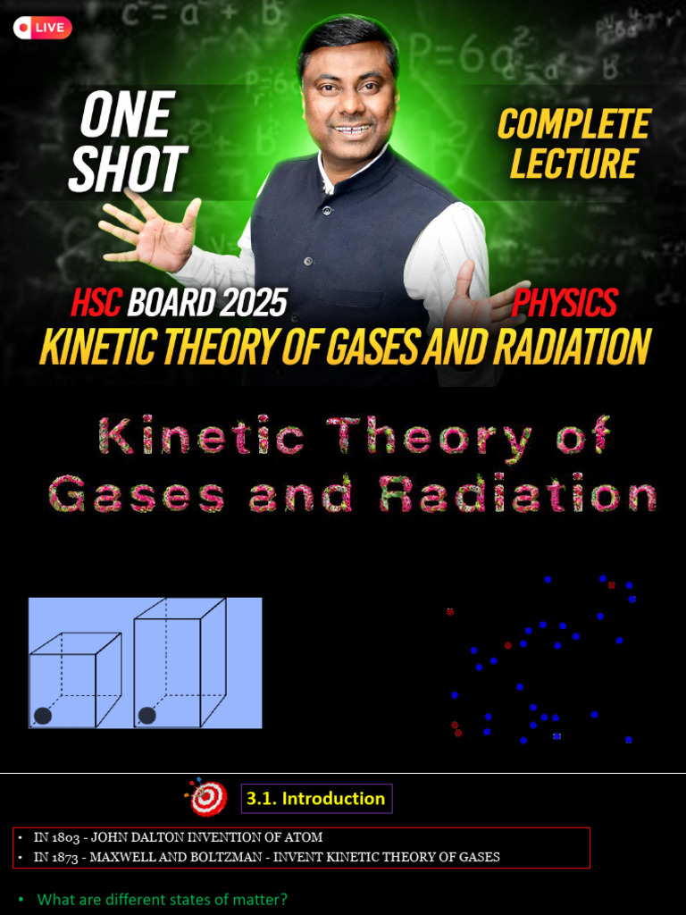 3. Kinetic Theory of Gases & Radiation One Shot_ebf949f9-Dc85-4b58-A682-8a975ebc5ef9 | PDF ...