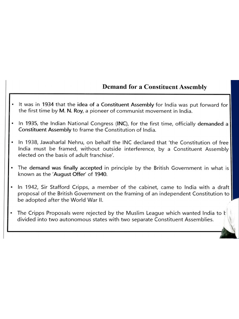 Making of The Constitution Note | PDF