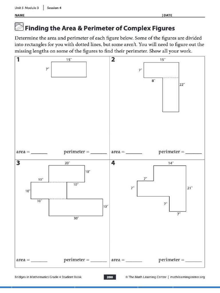 Area and Perimeter | PDF