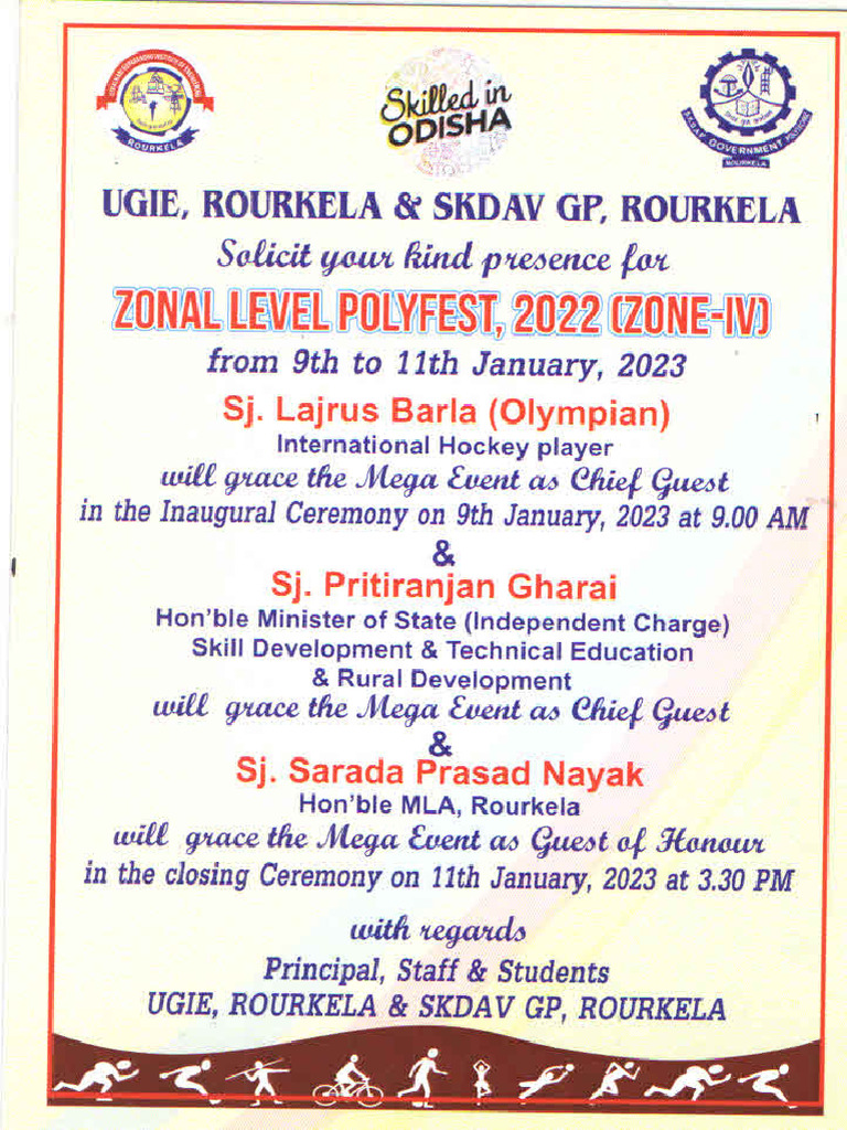 Polyfest Zone-IV Invitation | PDF