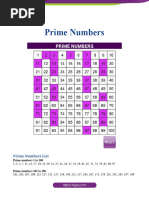 Prime Numbers from 1 to 300 | PDF