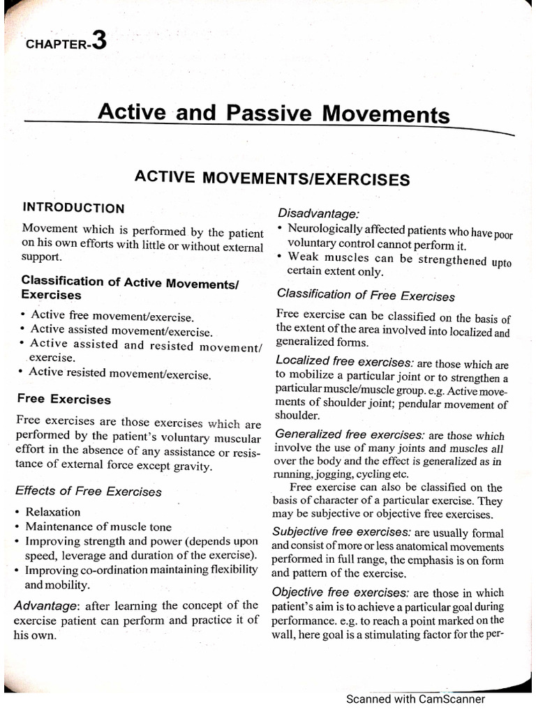 Active & Passive Movement - 240906 - 221549 | PDF