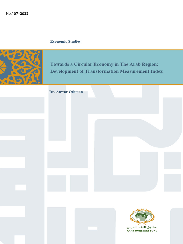 Circular Economy Index for Arab Region | PDF | Sustainability | Economies