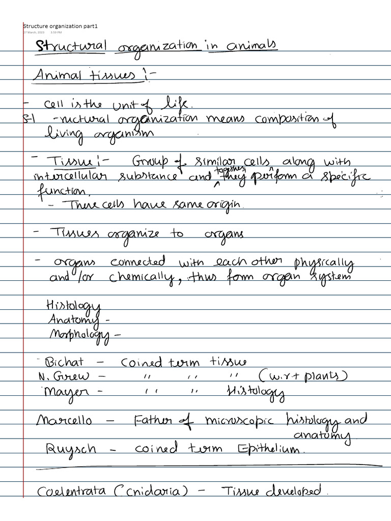 TR01 batch 2023 complete syllabus | PDF | Biology | Organ (Anatomy)