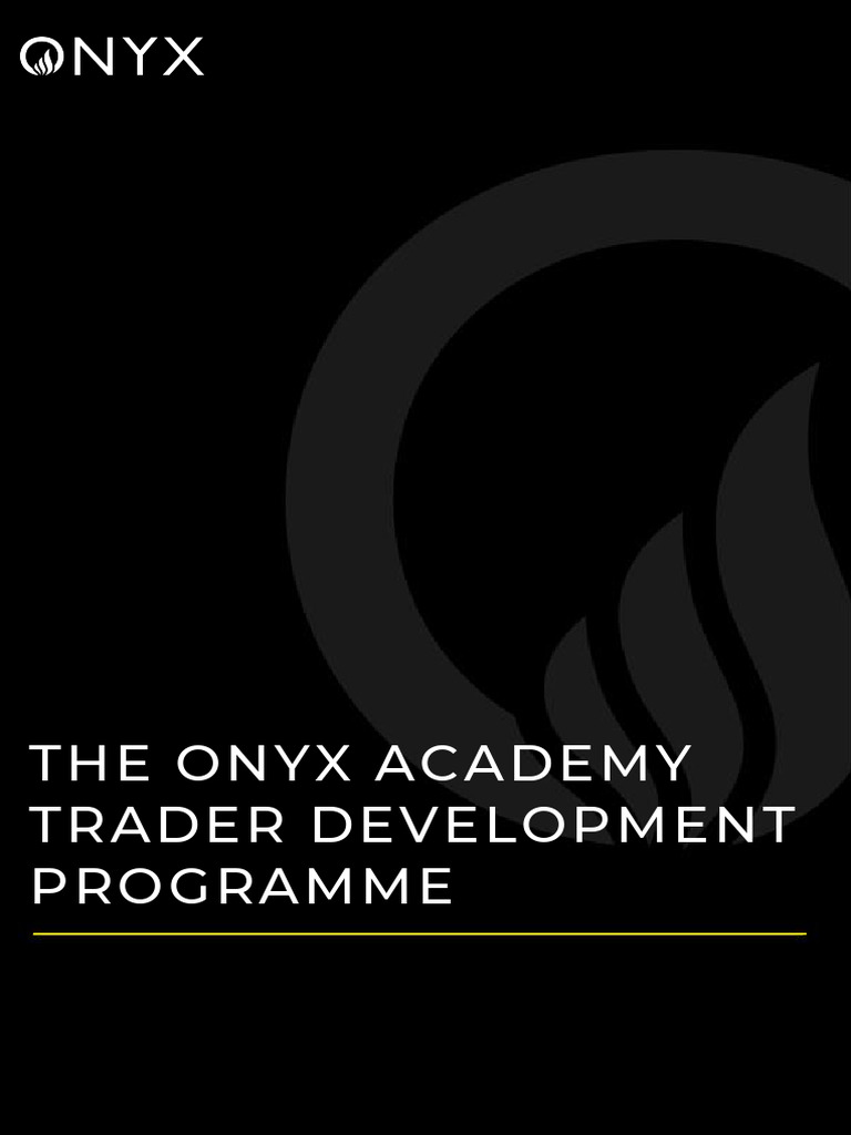 The Onyx Academy Trader Development Programme | PDF | Petroleum | Futures Contract