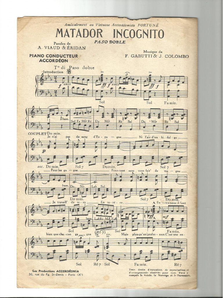 Matador Incognito | PDF