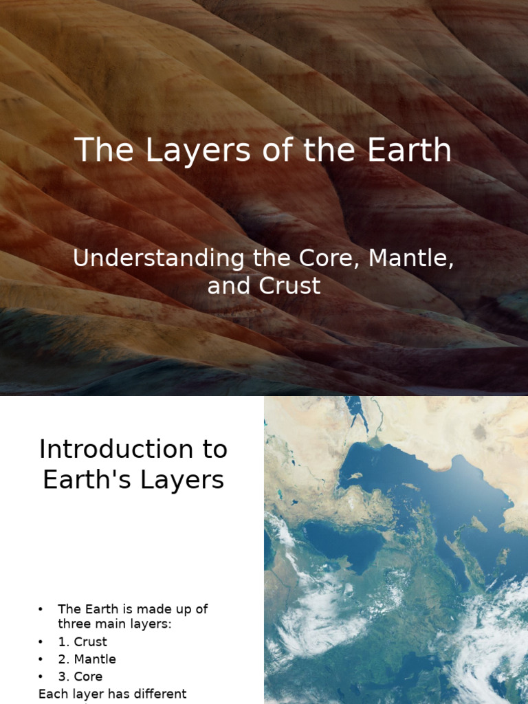 Earth's Layers: Core, Mantle, Crust | PDF