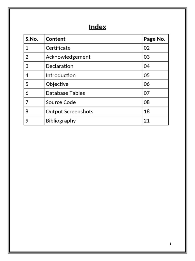 OM Project Report | PDF | Databases | My Sql