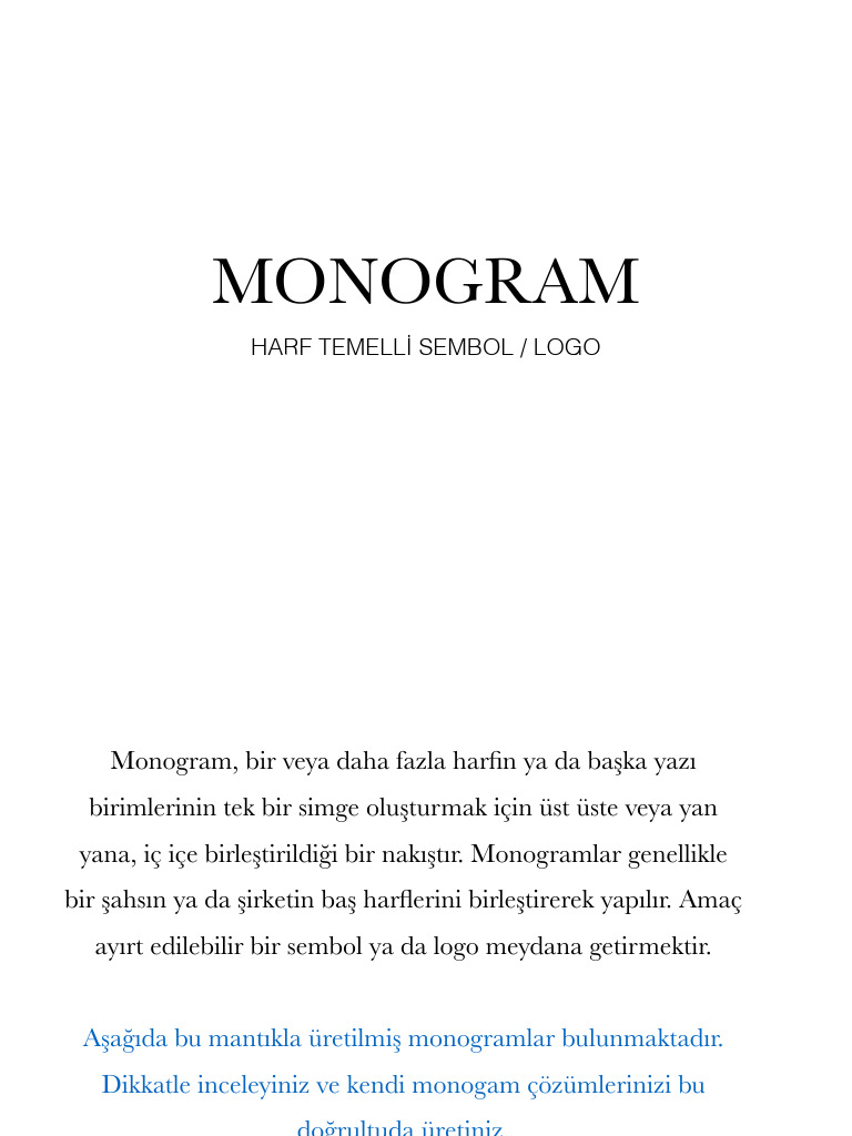 Monogram | PDF