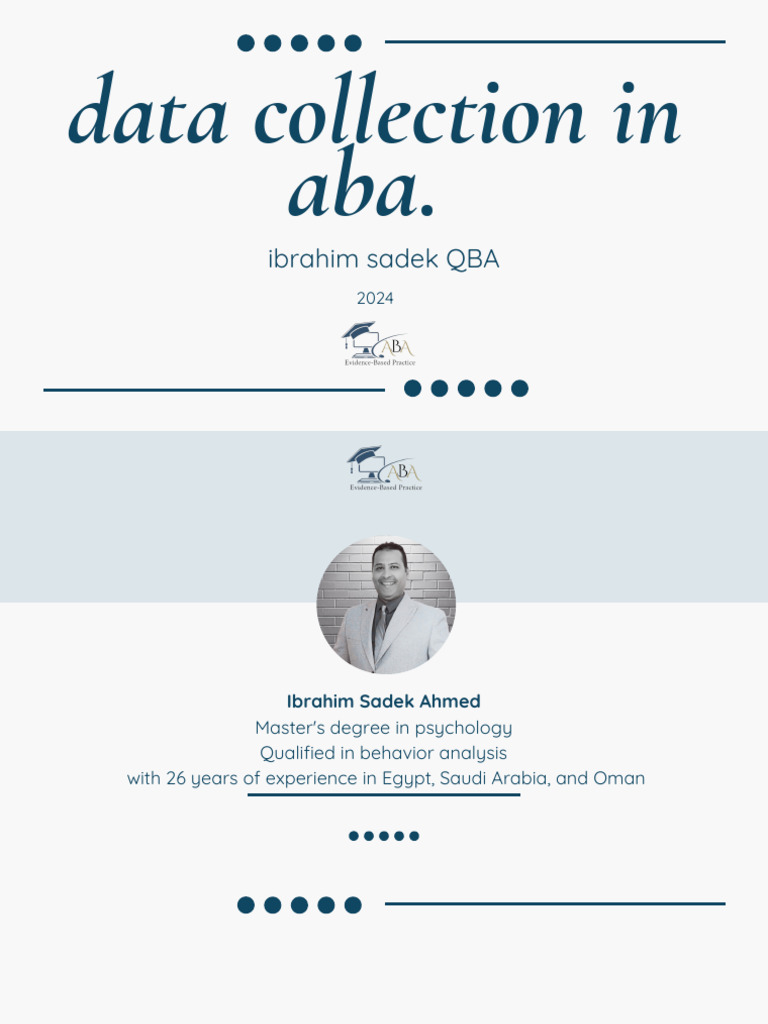 Data Collection in Aba.: Ibrahim Sadek QBA | PDF