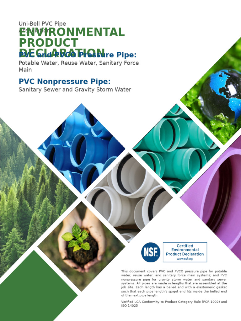 Environmental Product Declaration - Uni Bell | PDF | Life Cycle ...