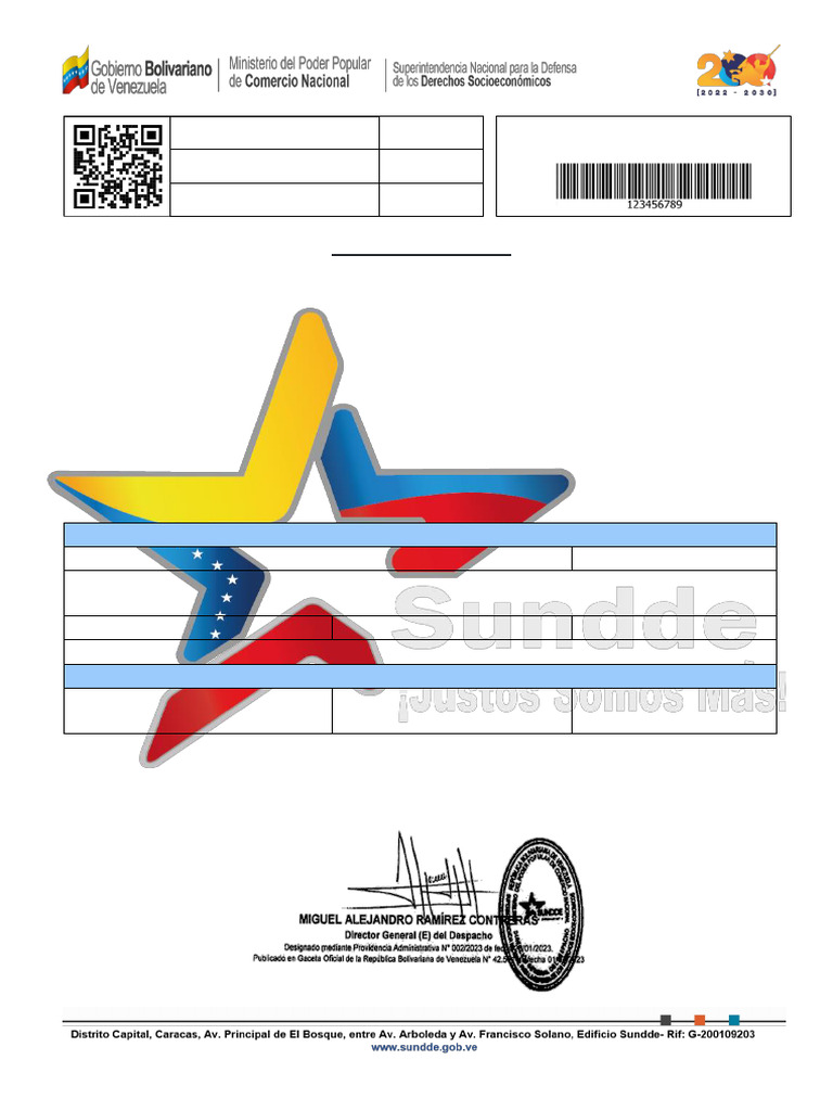 Certificado Rupdae | PDF