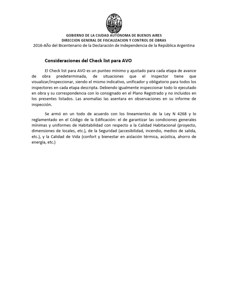 Consideraciones - Check List AVO | PDF | Escalera