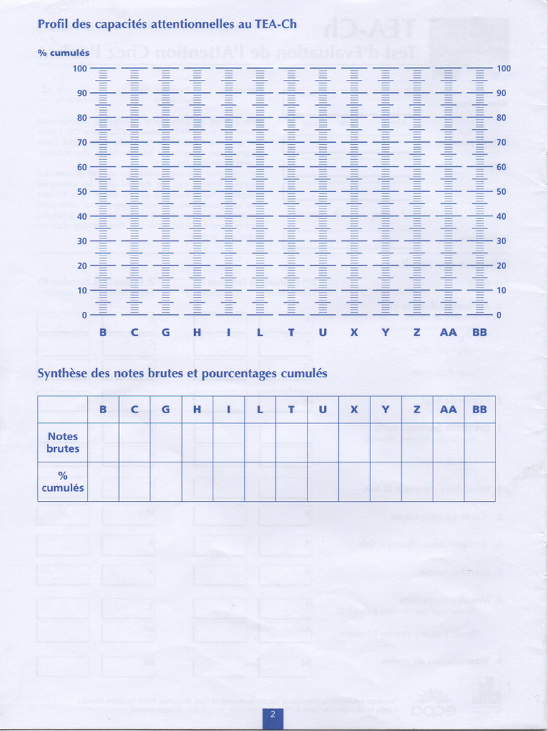 Cahier de Passation 2 11 | PDF