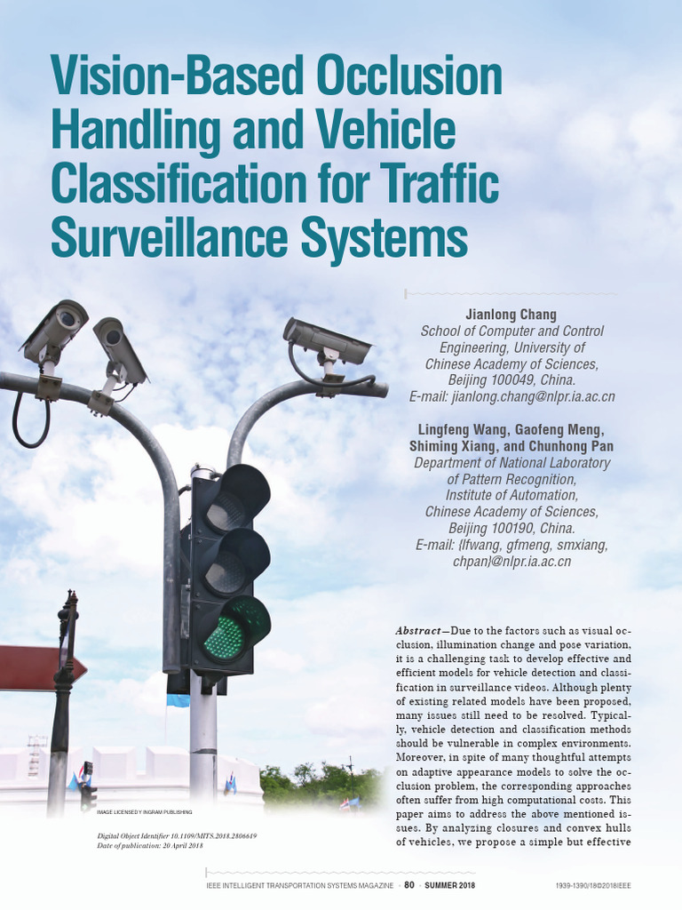 Chang Et Al. - 2018 - Vision-Based Occlusion Handling and Vehicle Classification For Traffic ...