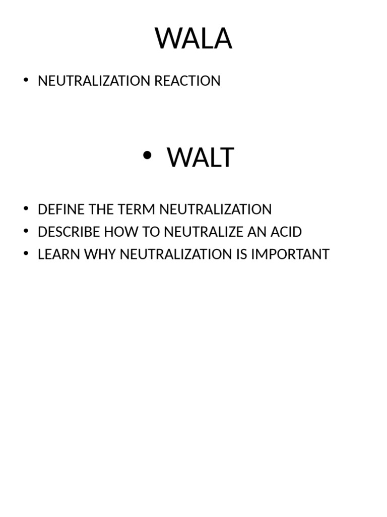 Understanding Neutralization Reactions | PDF | Acid | Chemical Substances