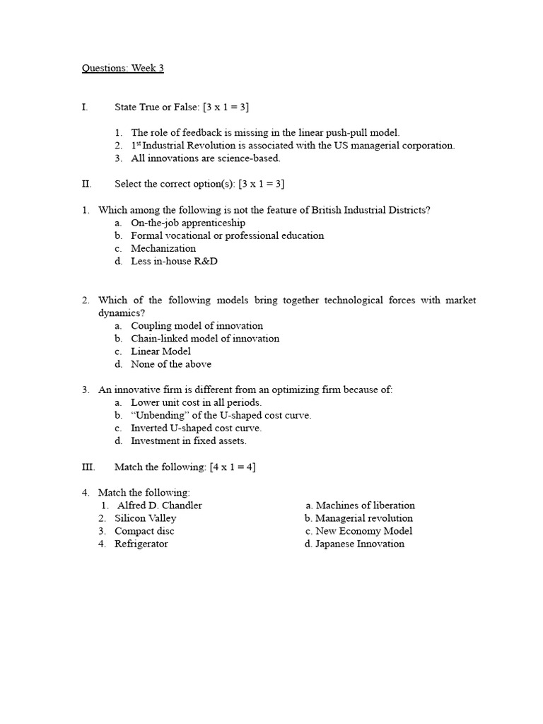 Week3 - Questions | PDF