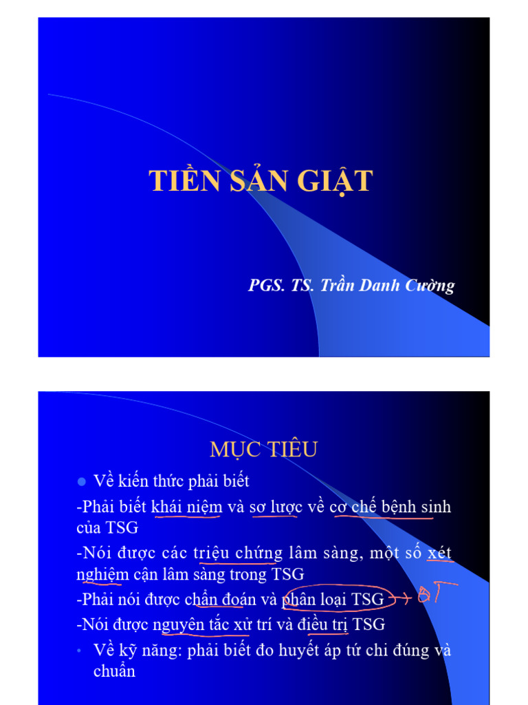 LEC09 S34 - slide Tiền Sản Giật | PDF
