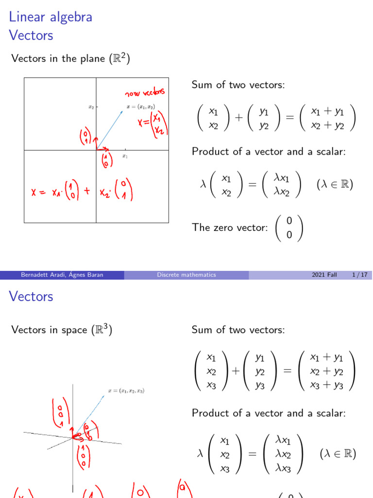 LEC_07 | PDF | Basis (Linear Algebra) | Vector Space