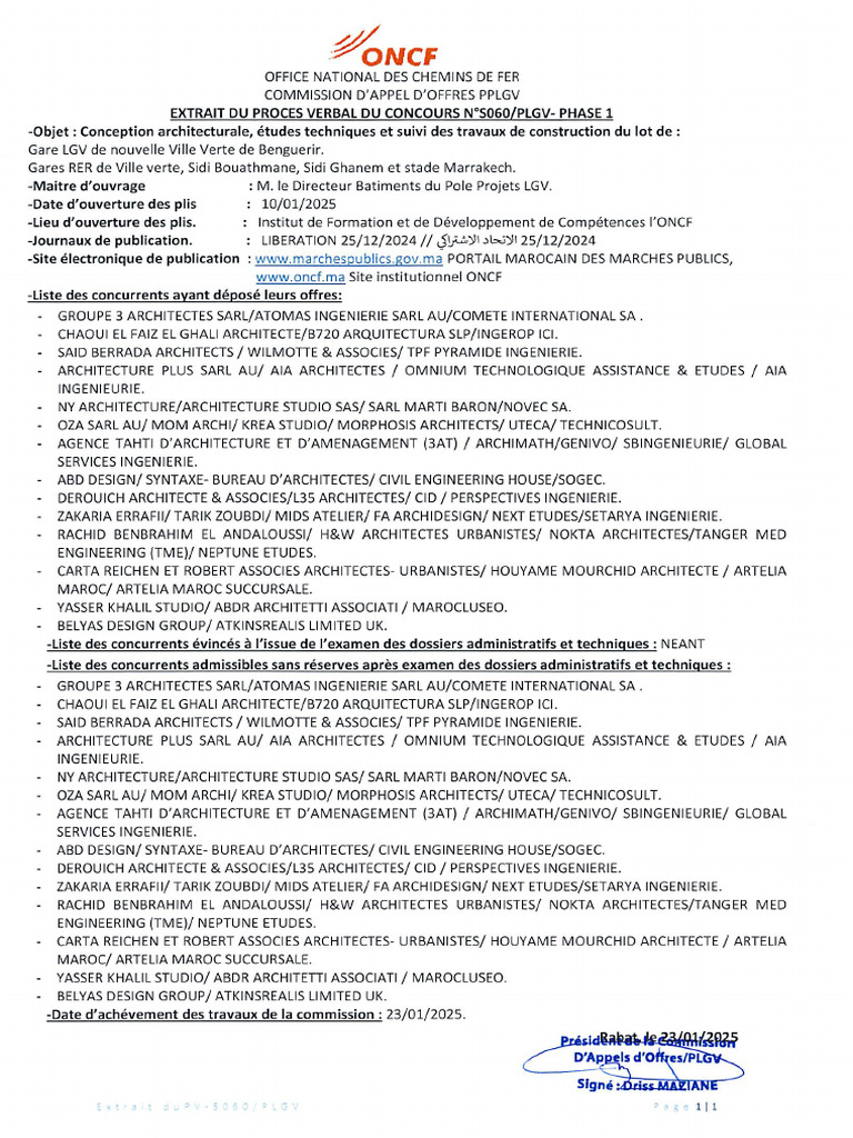 Extrait PV (8) | PDF