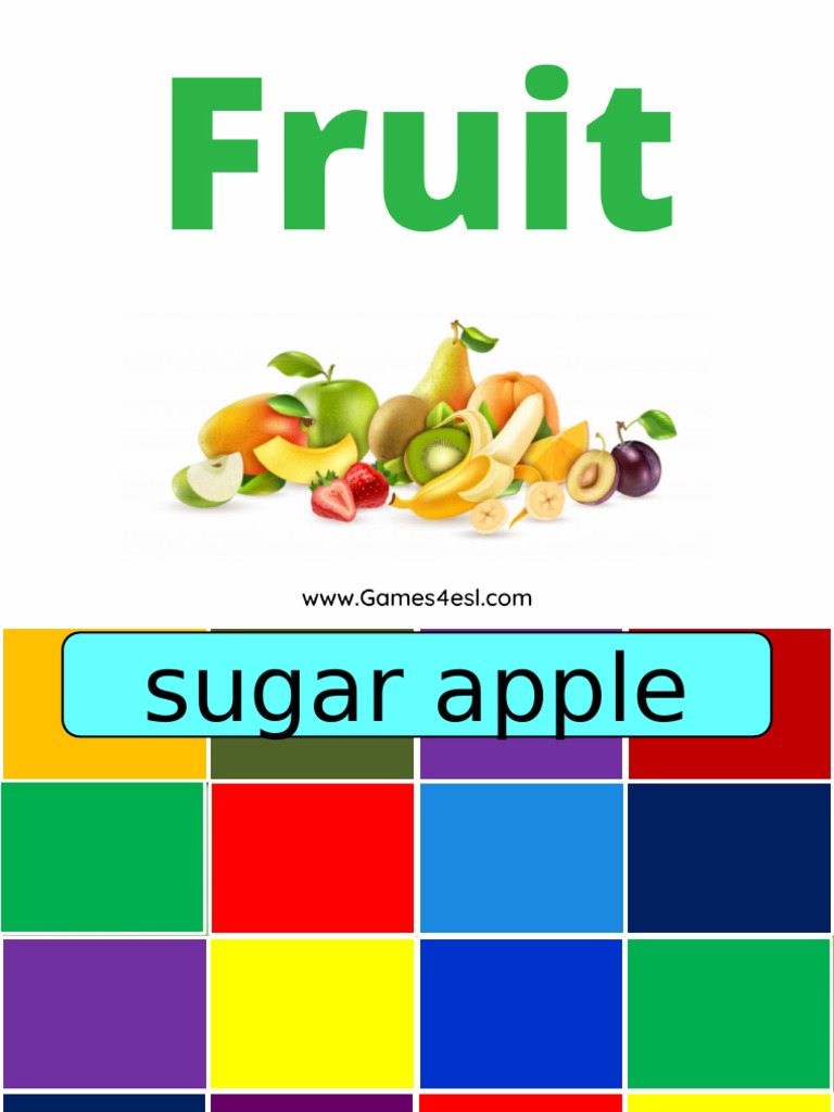 Fruit Hidden Picture | PDF