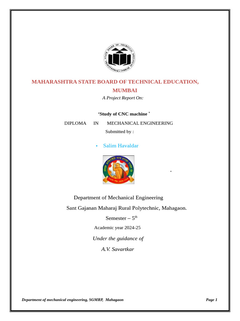CNC Microproject 11 | PDF | Numerical Control | Machines