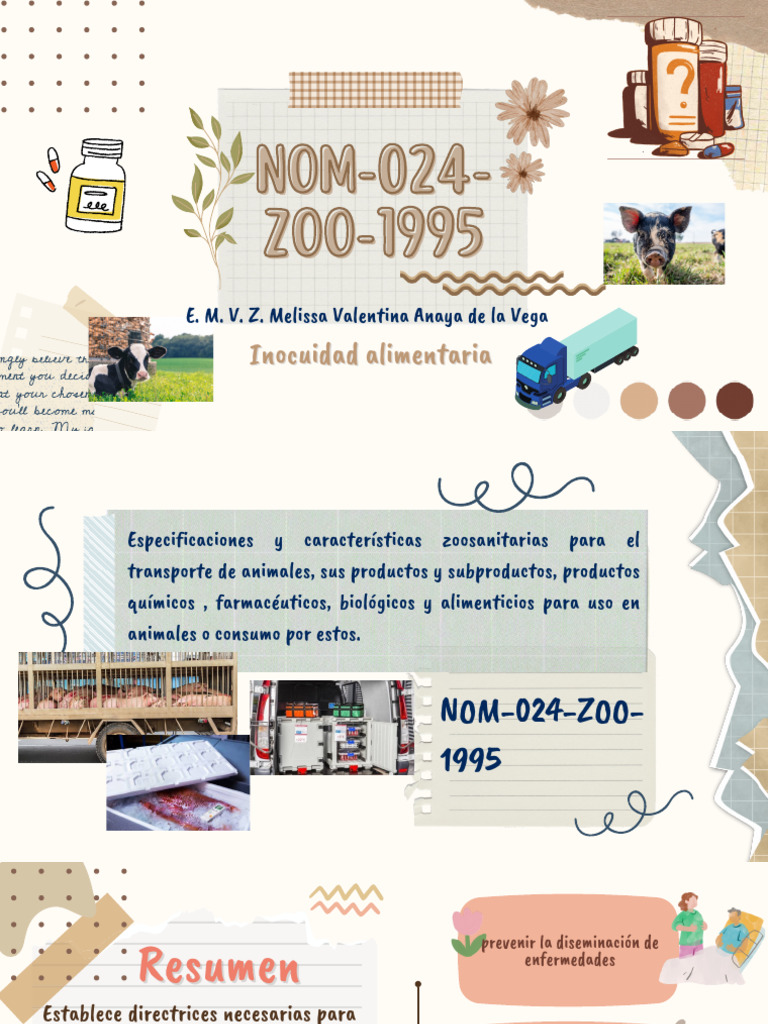 Norma Oficial Mexicana 024 ZOO 1995 | PDF | Seguridad alimenticia