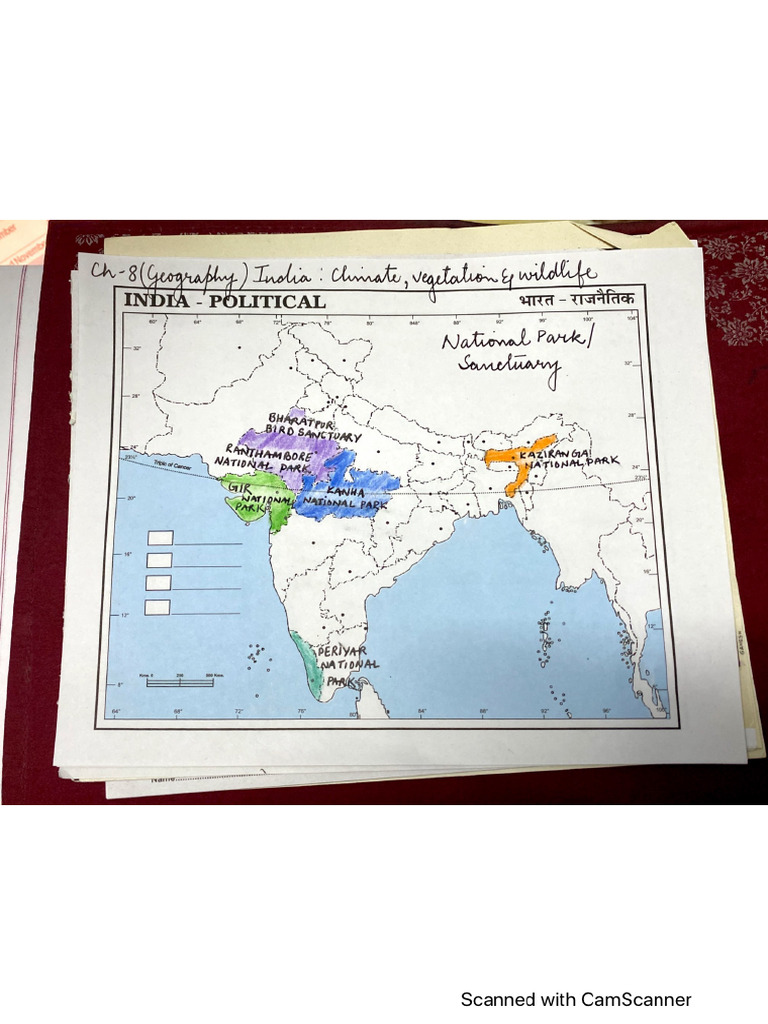 Map Work - Geo CH 8 | PDF