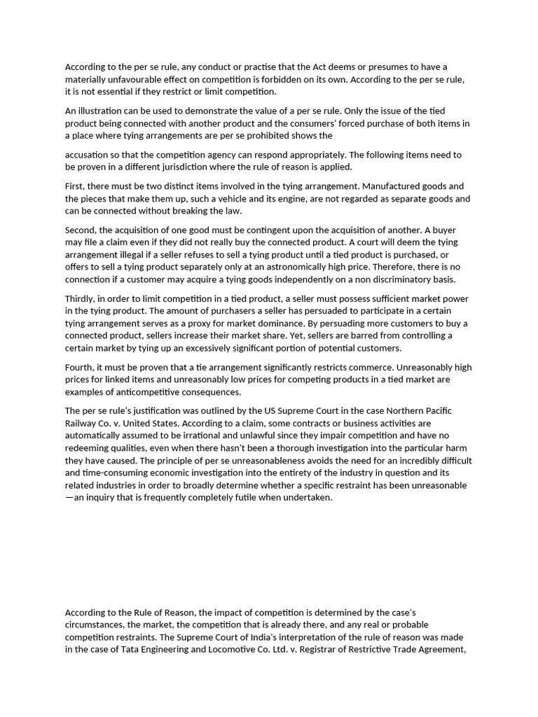 According To The Per Se Rule | PDF | Justice | Crime & Violence