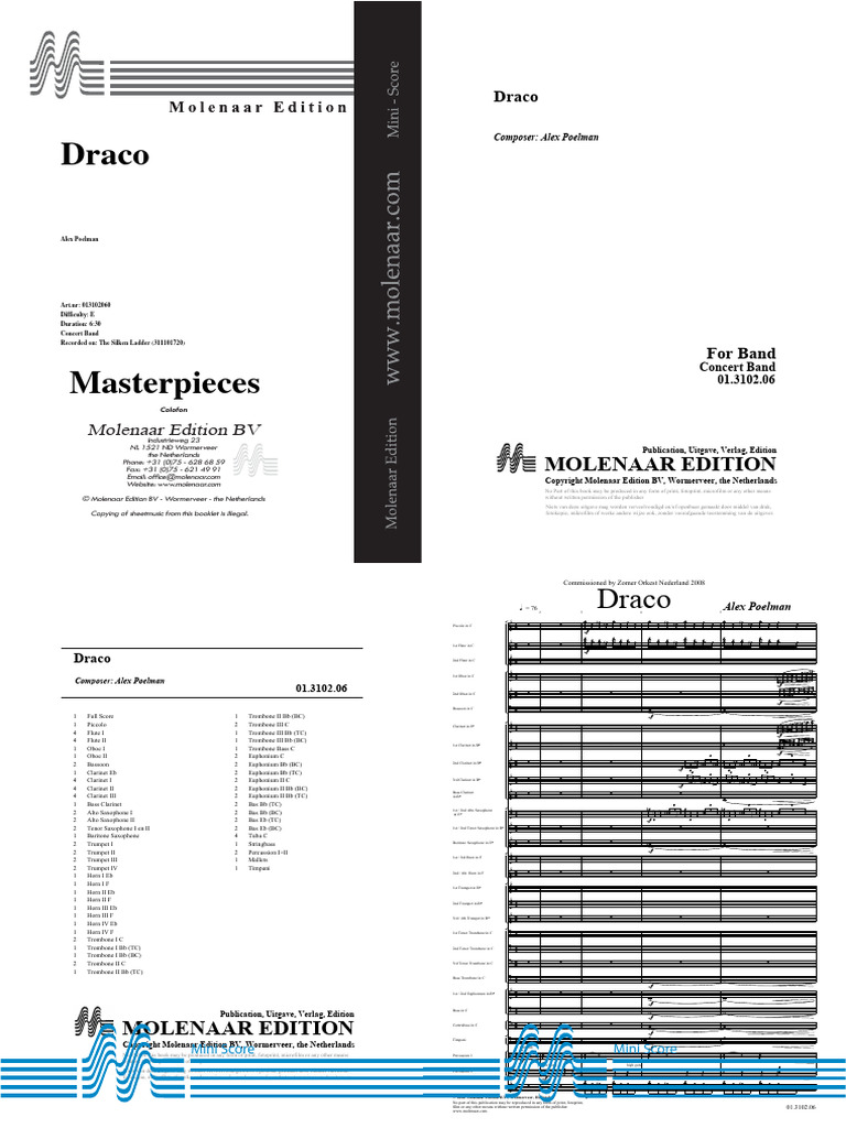 Draco | PDF | Musical Instruments | Aerophones